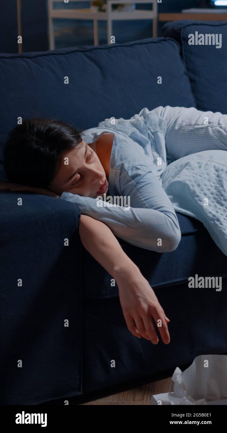 Sad depressed young woman crying mourning, upset stressed person in ...