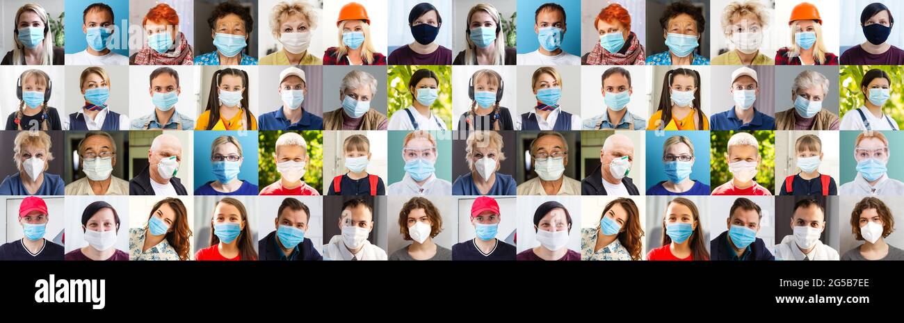 Mosaic human face people hi-res stock photography and images - Alamy