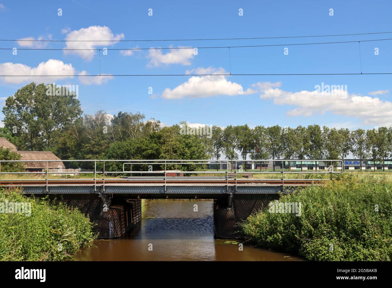 The lowest polder in the Netherlands Zuidplaspolder between Gouda and ...