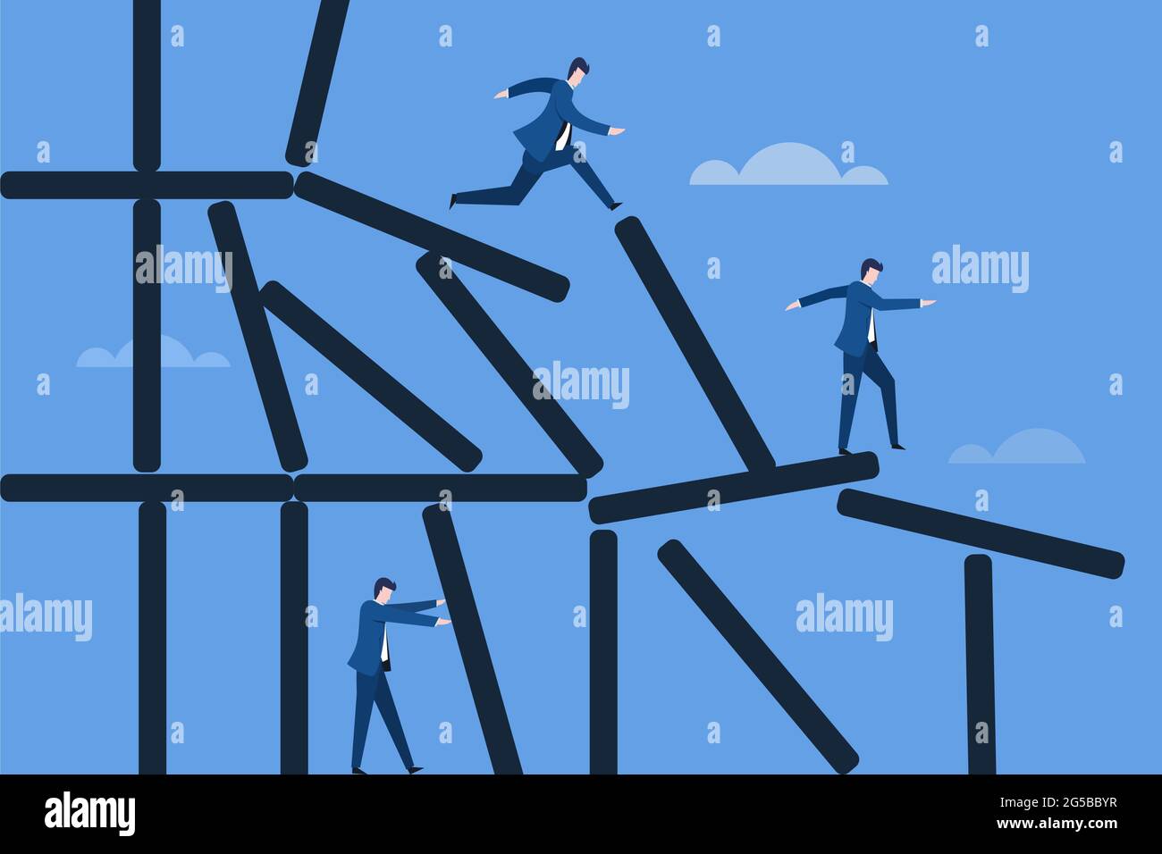 Collapsing structure Stock Vector Images - Alamy