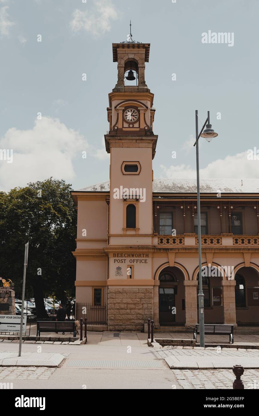 Beechworth, Victoria - December 22nd, 2020: The old Post Office ...