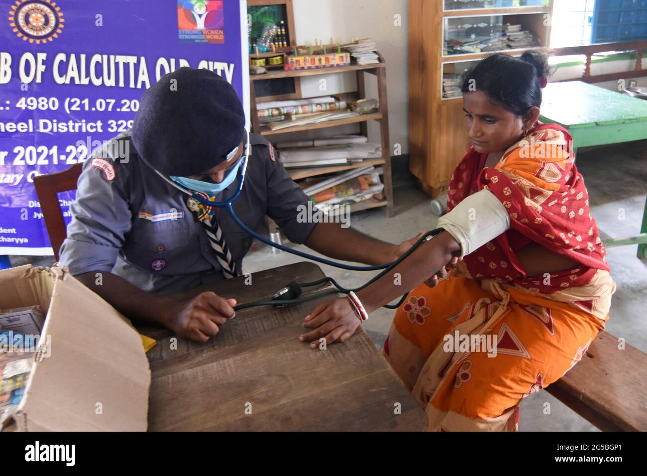 Health checkup camp hi-res stock photography and images - Alamy