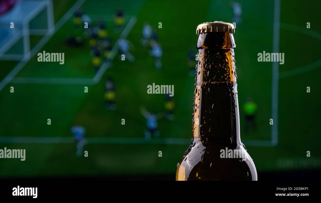 Beer football field hi-res stock photography and images - Alamy