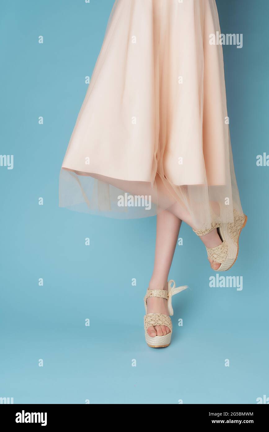 Bride feet walking hi-res stock photography and images - Alamy