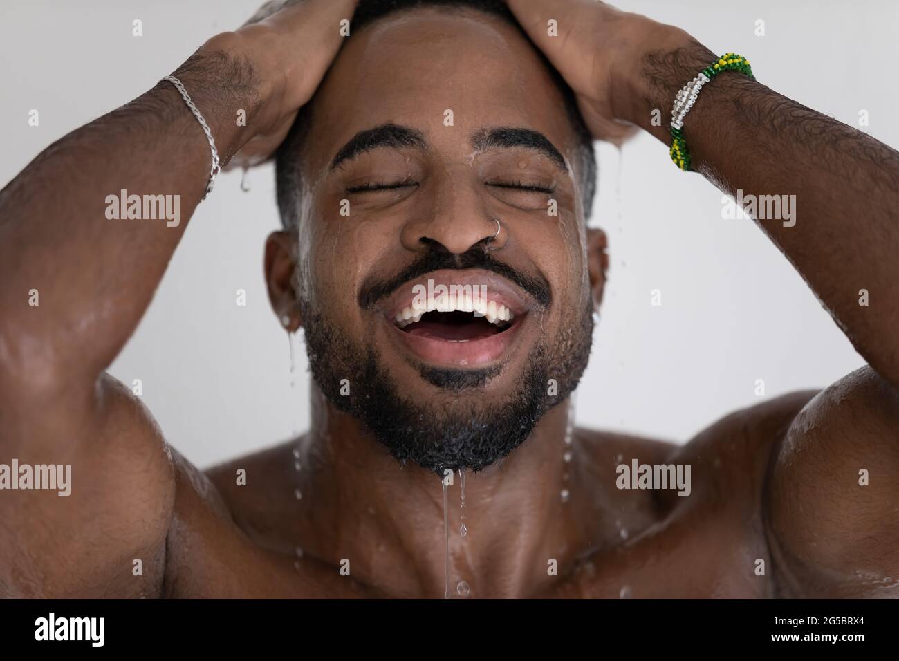 Male model skin care hi-res stock photography and images - Alamy