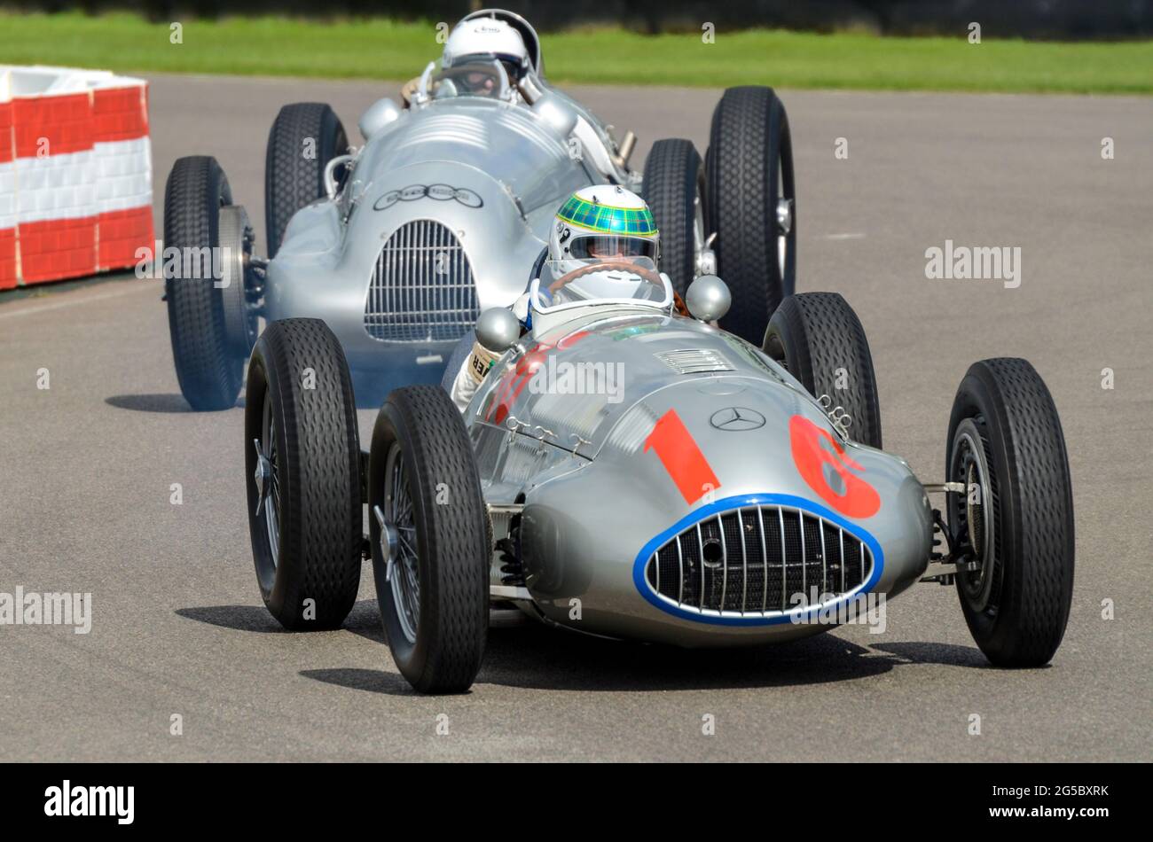 Mercedes Benz W165 classic voiturette racing car taking part in the ...