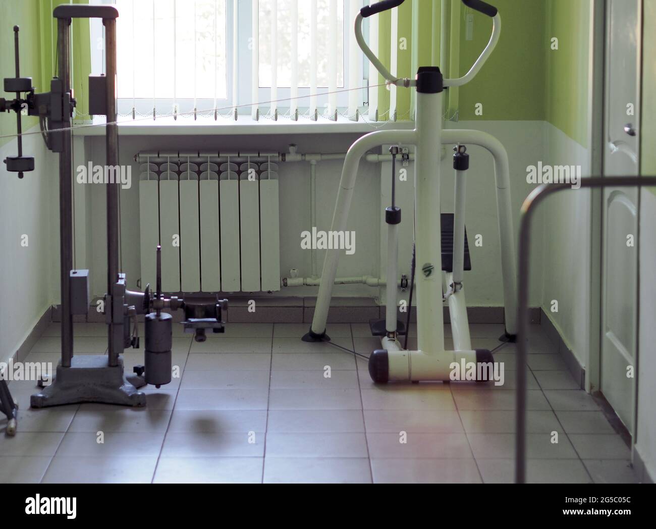 Medical and sports hall for rehabilitation with equipment and ...
