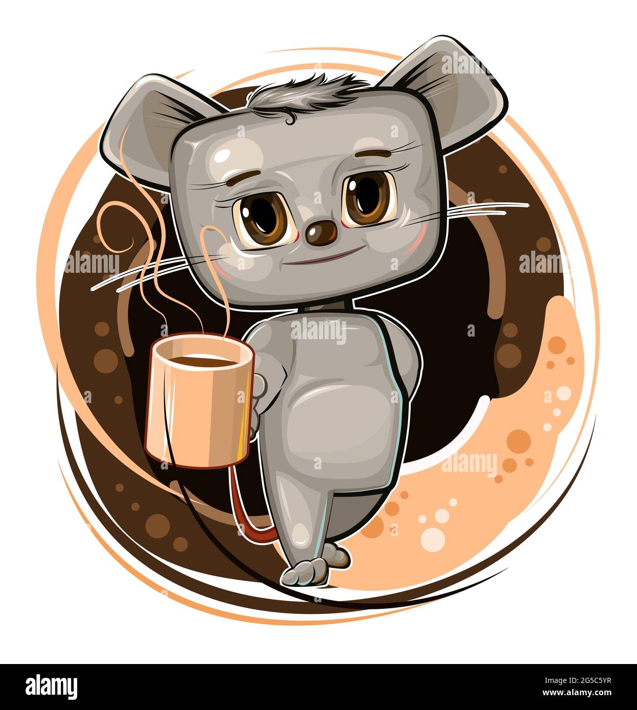 Cartoon illustration cute little mouse hi-res stock photography and ...