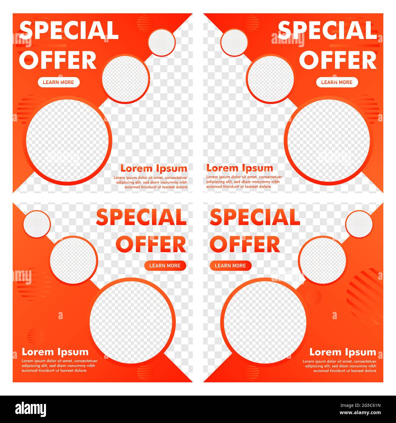 social media post design. promotion banner. ready use vector design ...