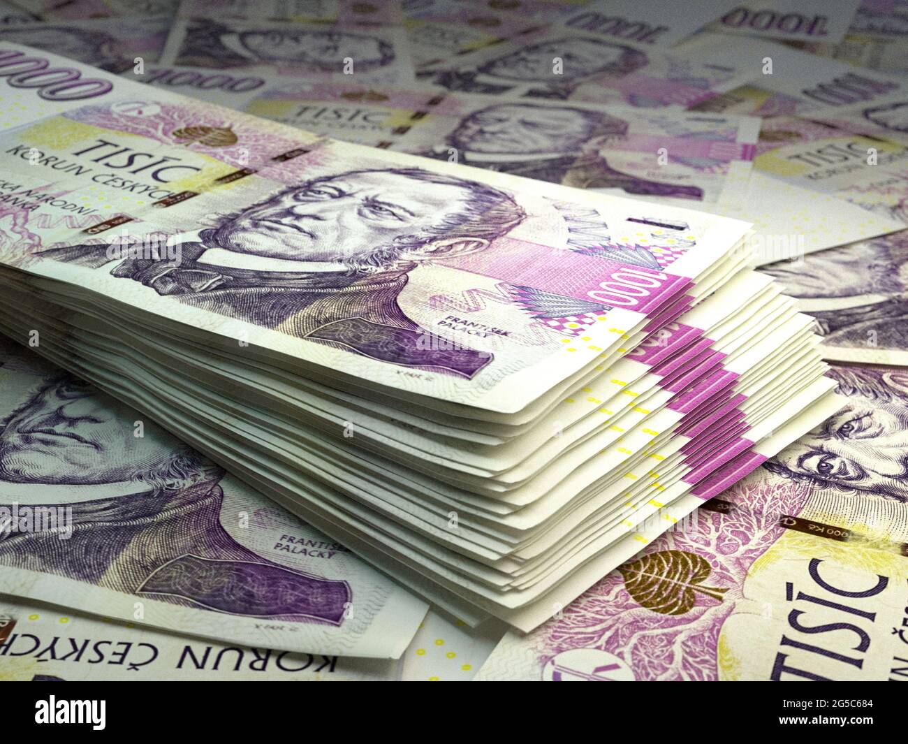 Czk banknotes hi-res stock photography and images - Alamy