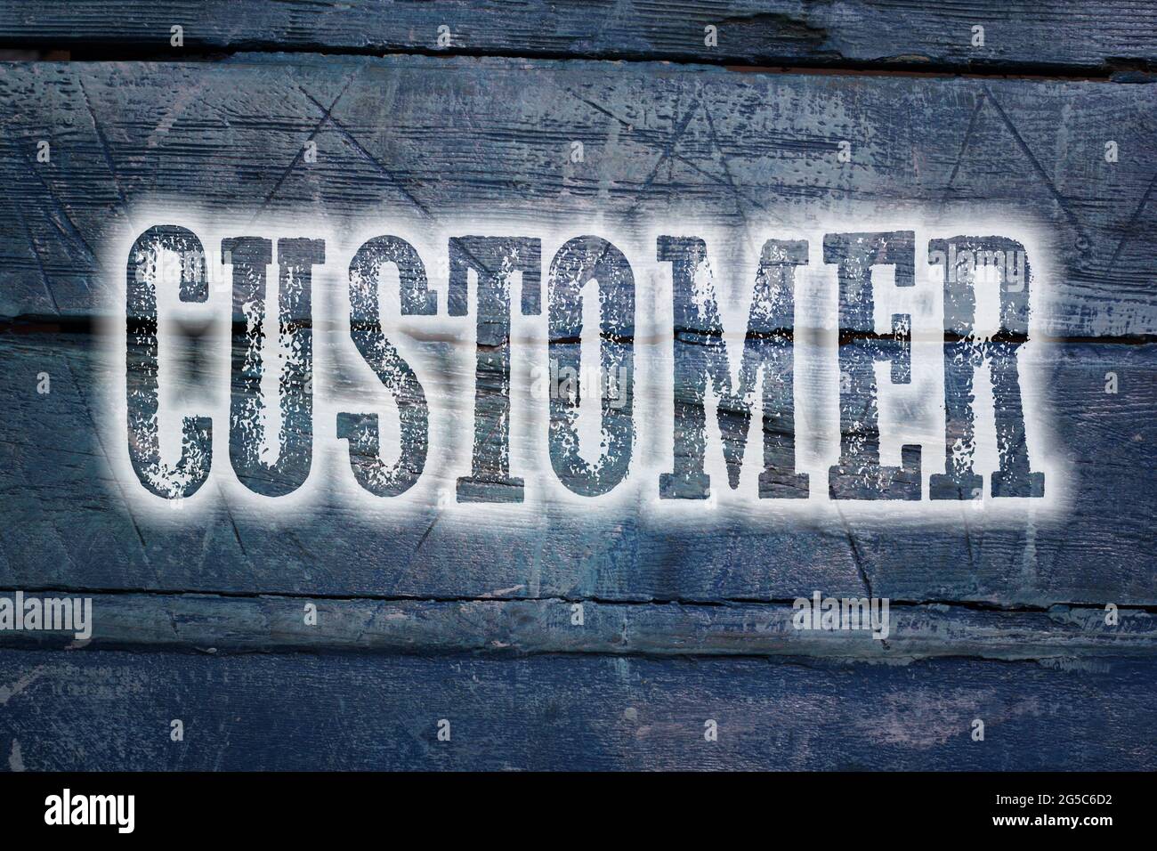 Customer Concept text on background Stock Photo - Alamy