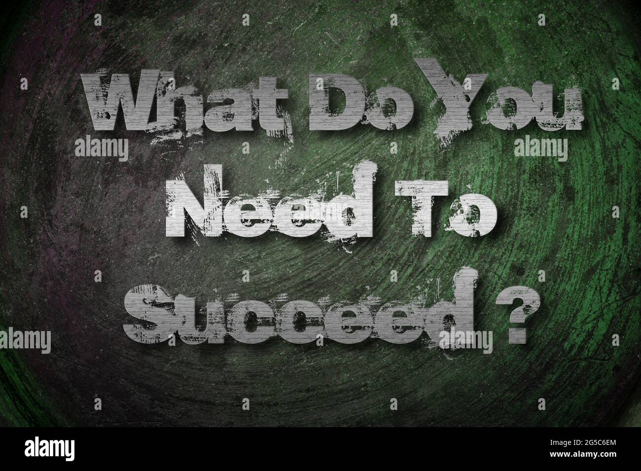 What Do You Need To Succeed Concept idea Stock Photo - Alamy