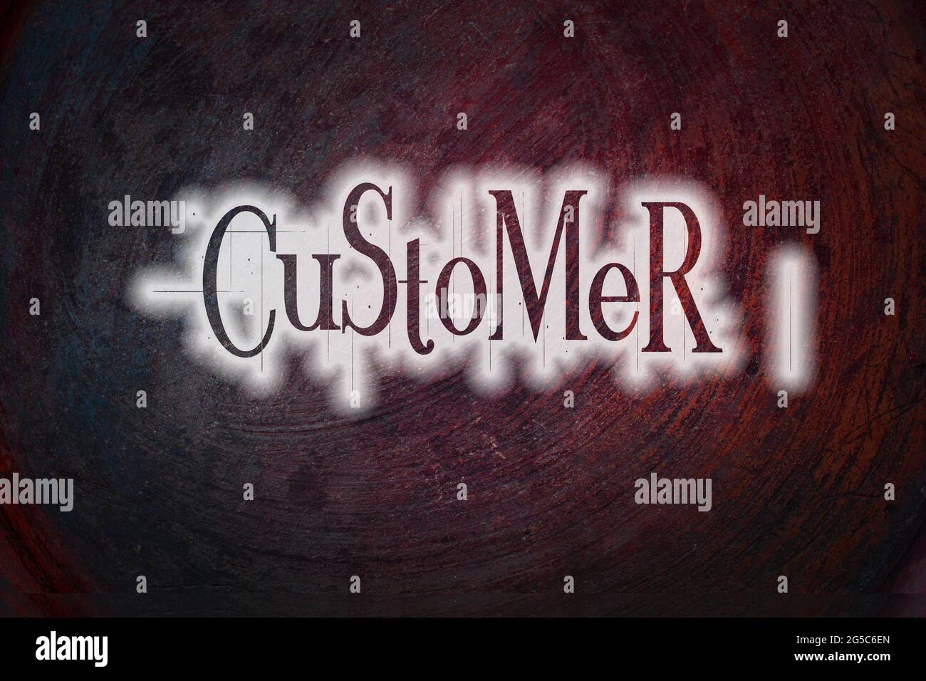 Customer Concept text on background Stock Photo - Alamy
