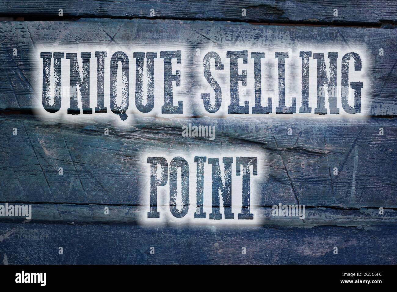 Unique Selling Point Concept text on background Stock Photo - Alamy