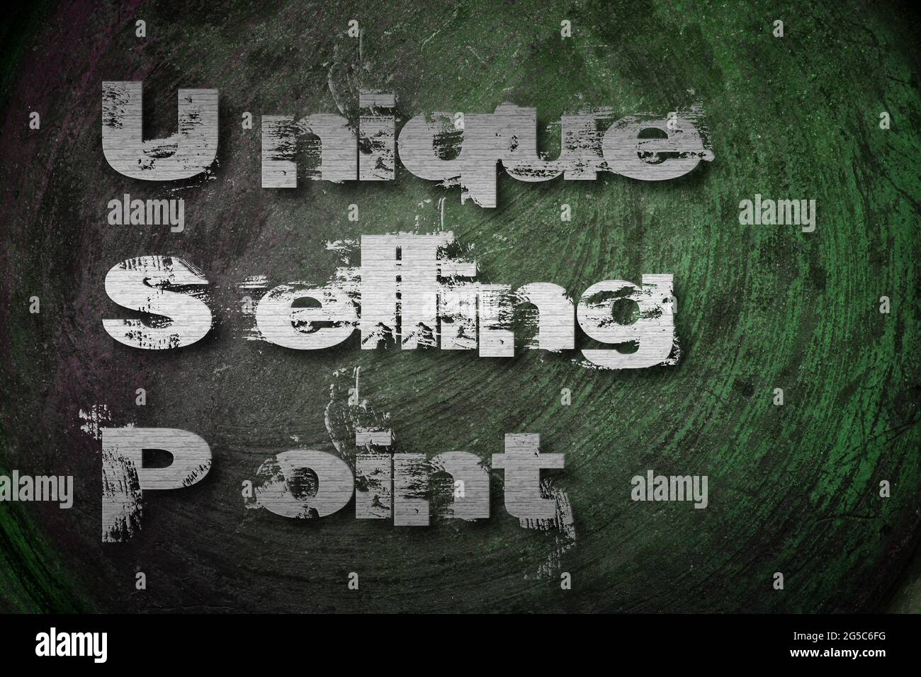 Unique Selling Point Concept text on background Stock Photo - Alamy