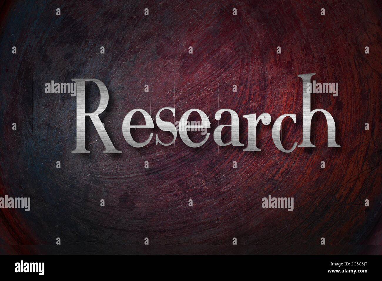 Research Concept text on background Stock Photo - Alamy