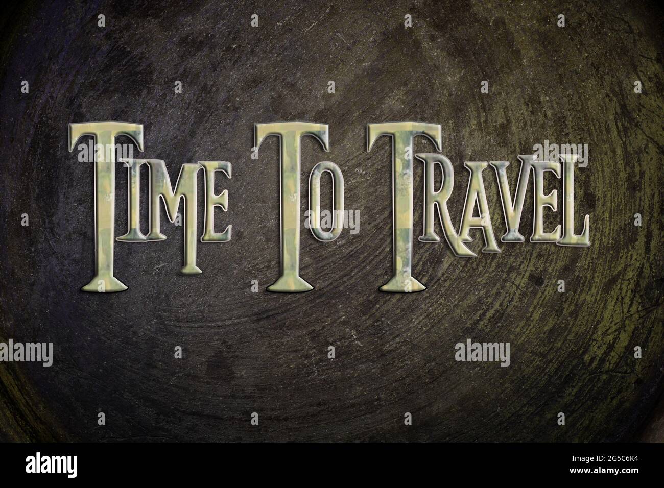 Time To Travel Concept text on background Stock Photo - Alamy