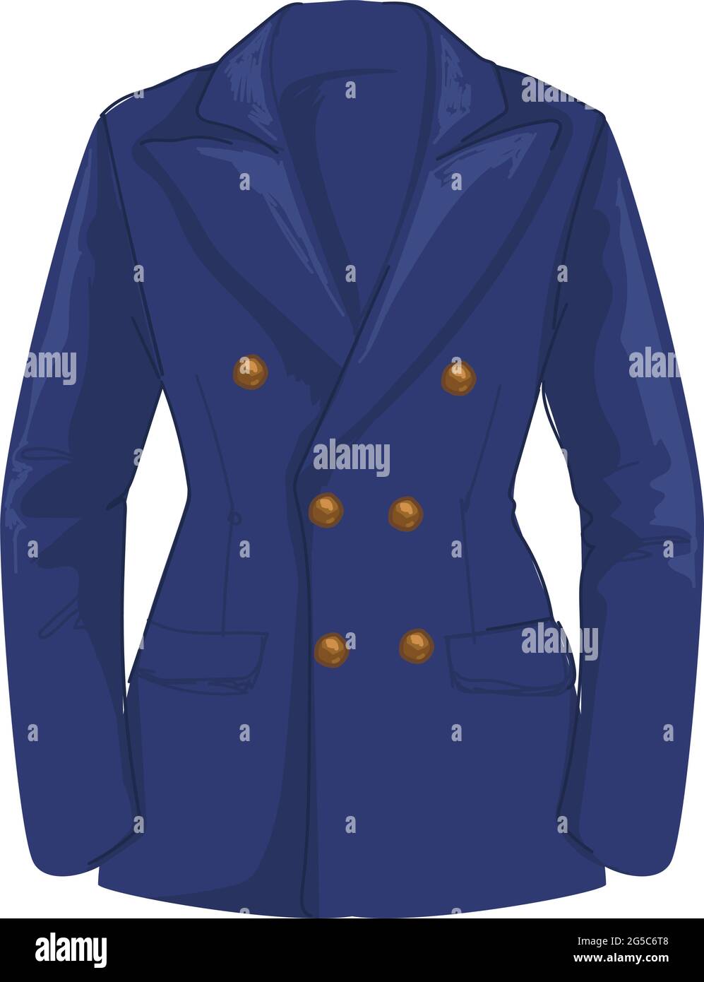 Uniform With Buttons Stock Vector Images - Alamy