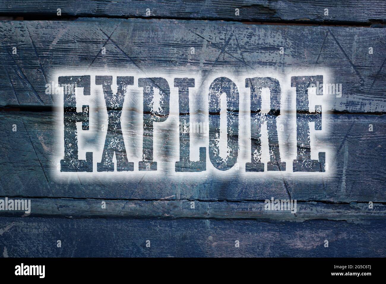 Explore Concept text on background Stock Photo - Alamy