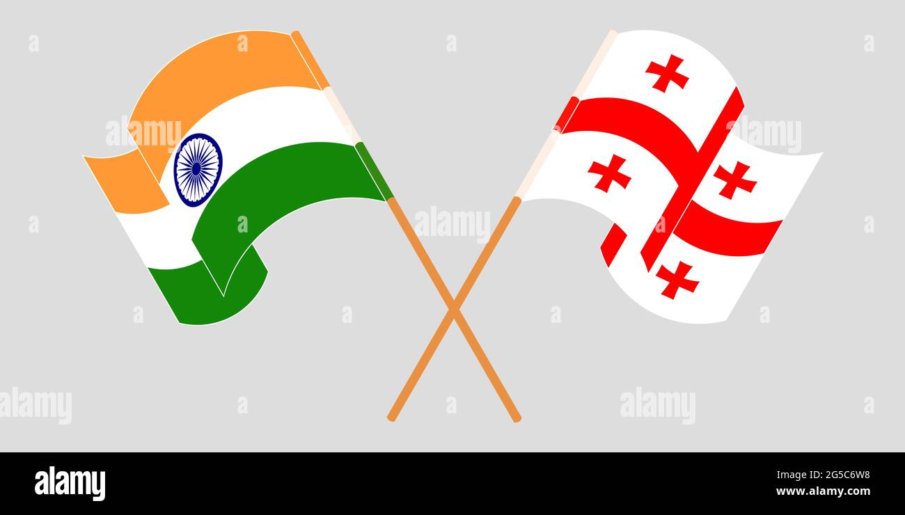 Georgia india flag hi-res stock photography and images - Alamy