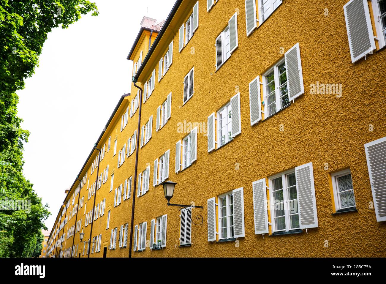 The Borstei is a listed housing estate in the Munich district of ...
