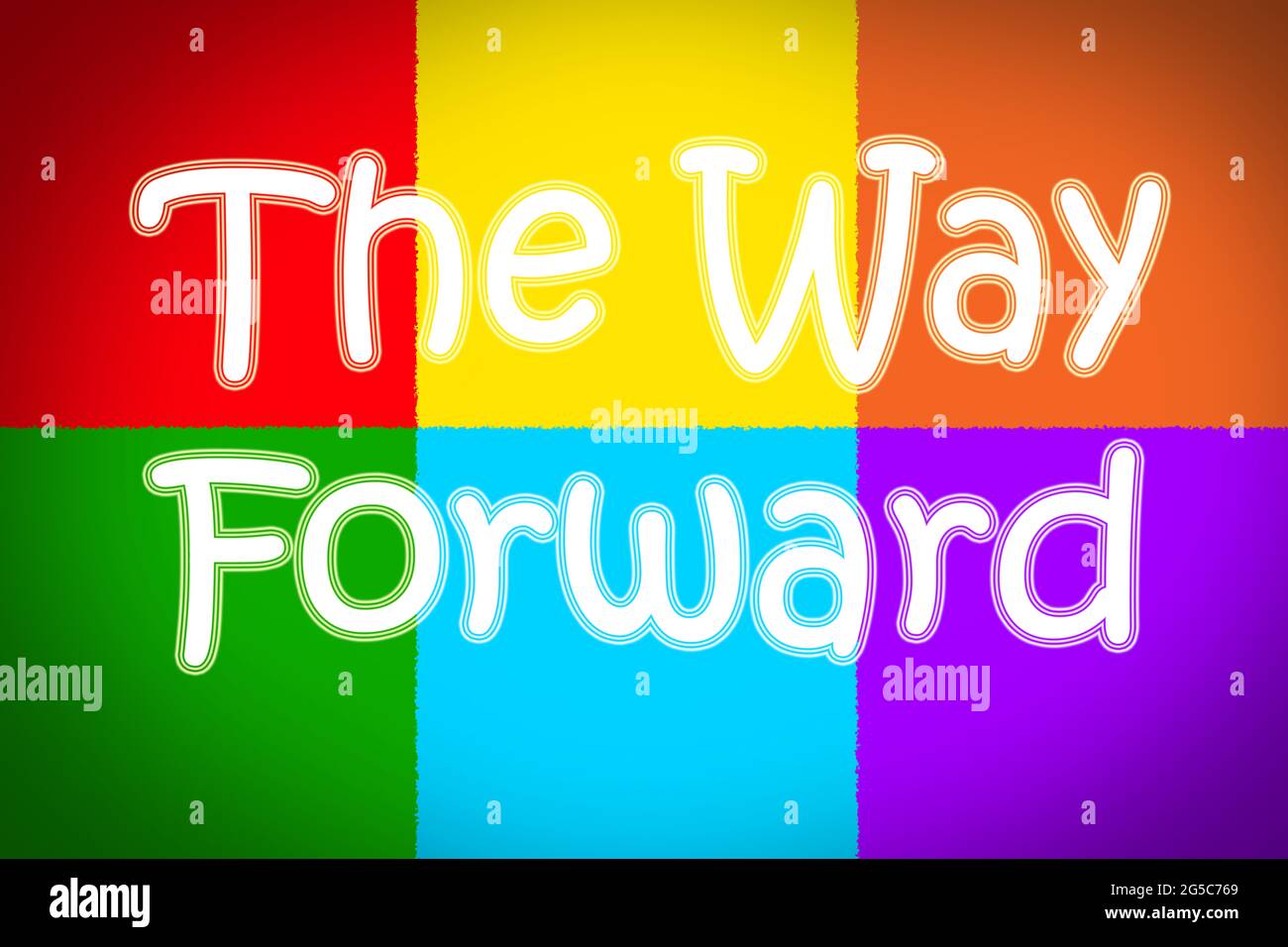 The Way Forward Concept text on background Stock Photo - Alamy