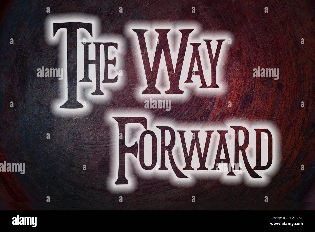 The Way Forward Concept text on background Stock Photo - Alamy