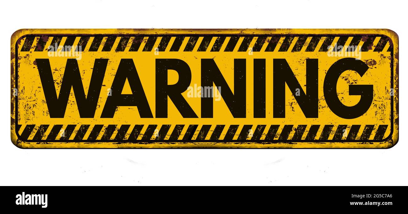 Be careful poster hi-res stock photography and images - Alamy