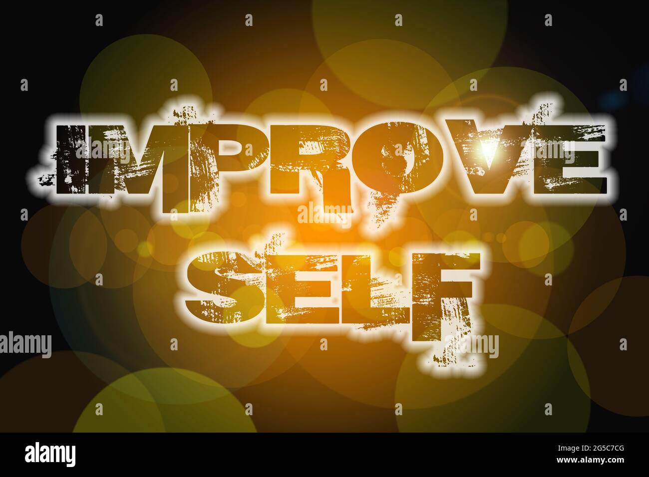 Improve Self Concept text on background Stock Photo - Alamy