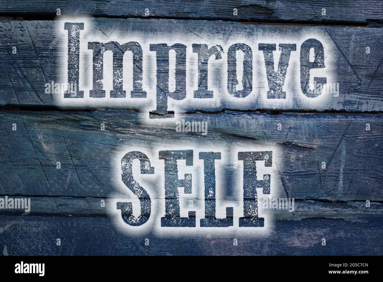 Improve Self Concept text on background Stock Photo - Alamy