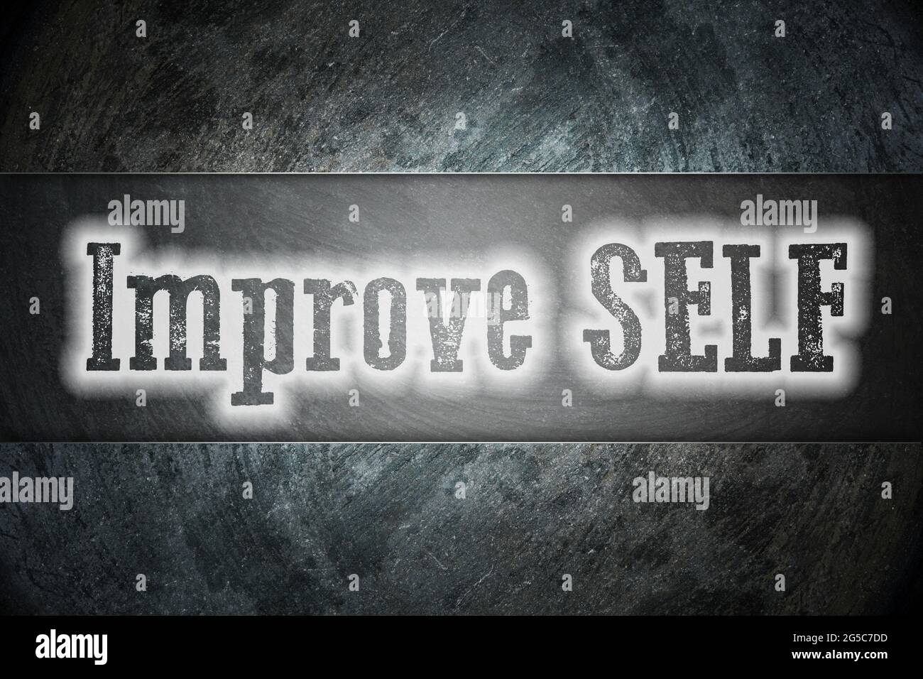 Improve Self Concept text on background Stock Photo - Alamy