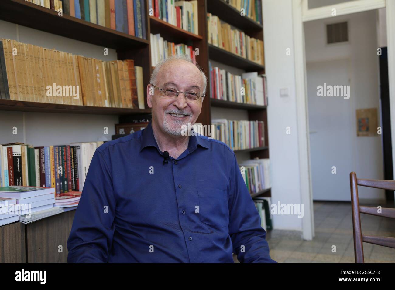 Haifa, Israel. 26th June, 2021. Issam Makhoul, member of the political ...