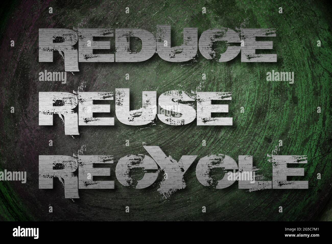 Reduce Reuse Recycle Concept text on background Stock Photo - Alamy