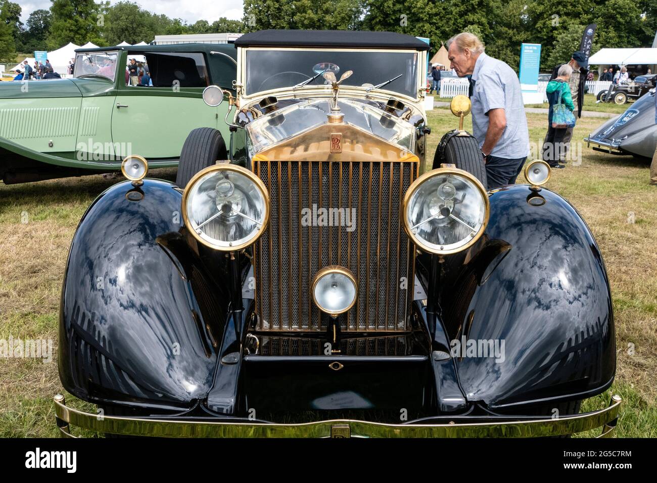 2021 London Classic car show Syon Park London UK 25/6/2021 Stock Photo ...