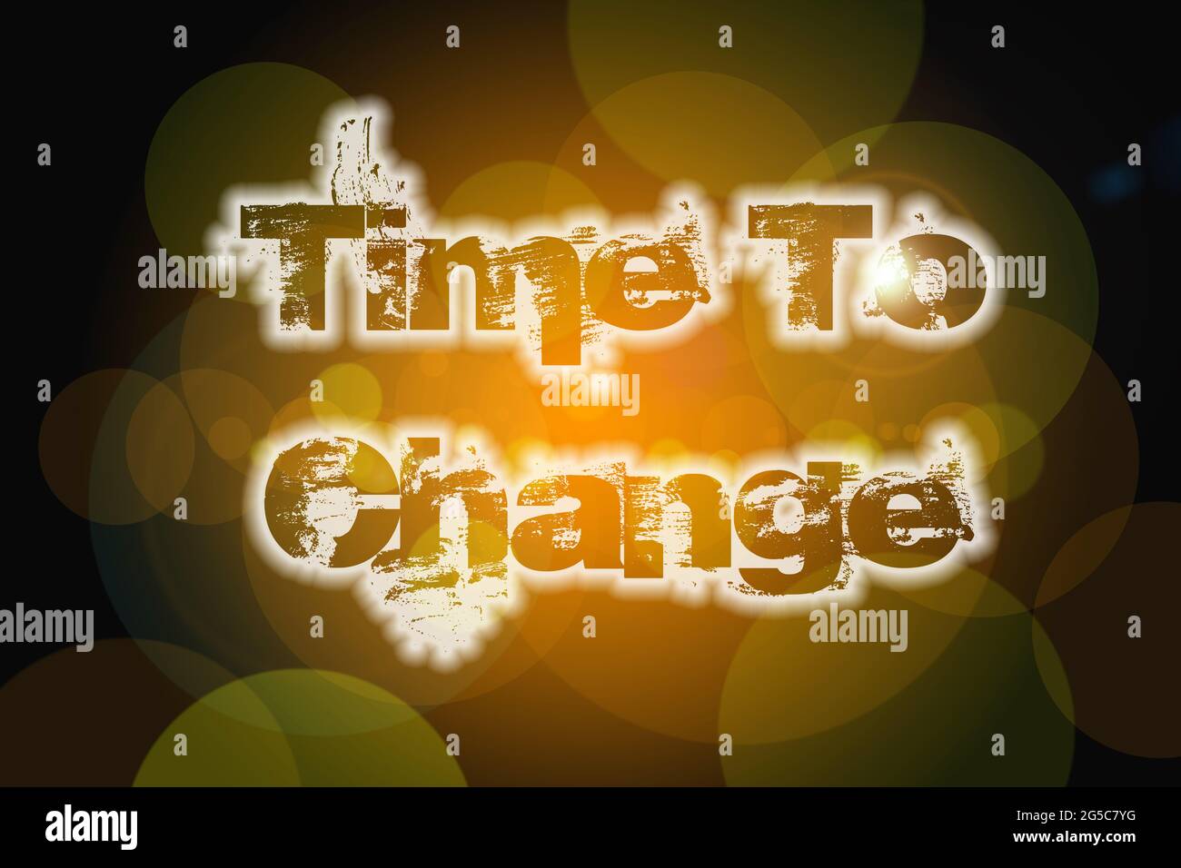 Time To Change Concept Stock Photo - Alamy