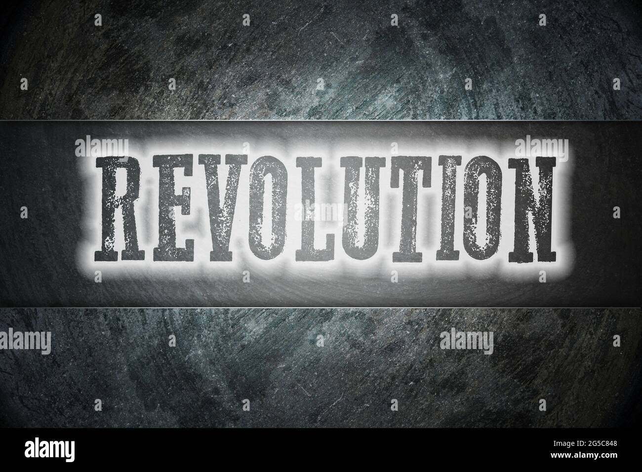 Revolution Concept text Stock Photo - Alamy