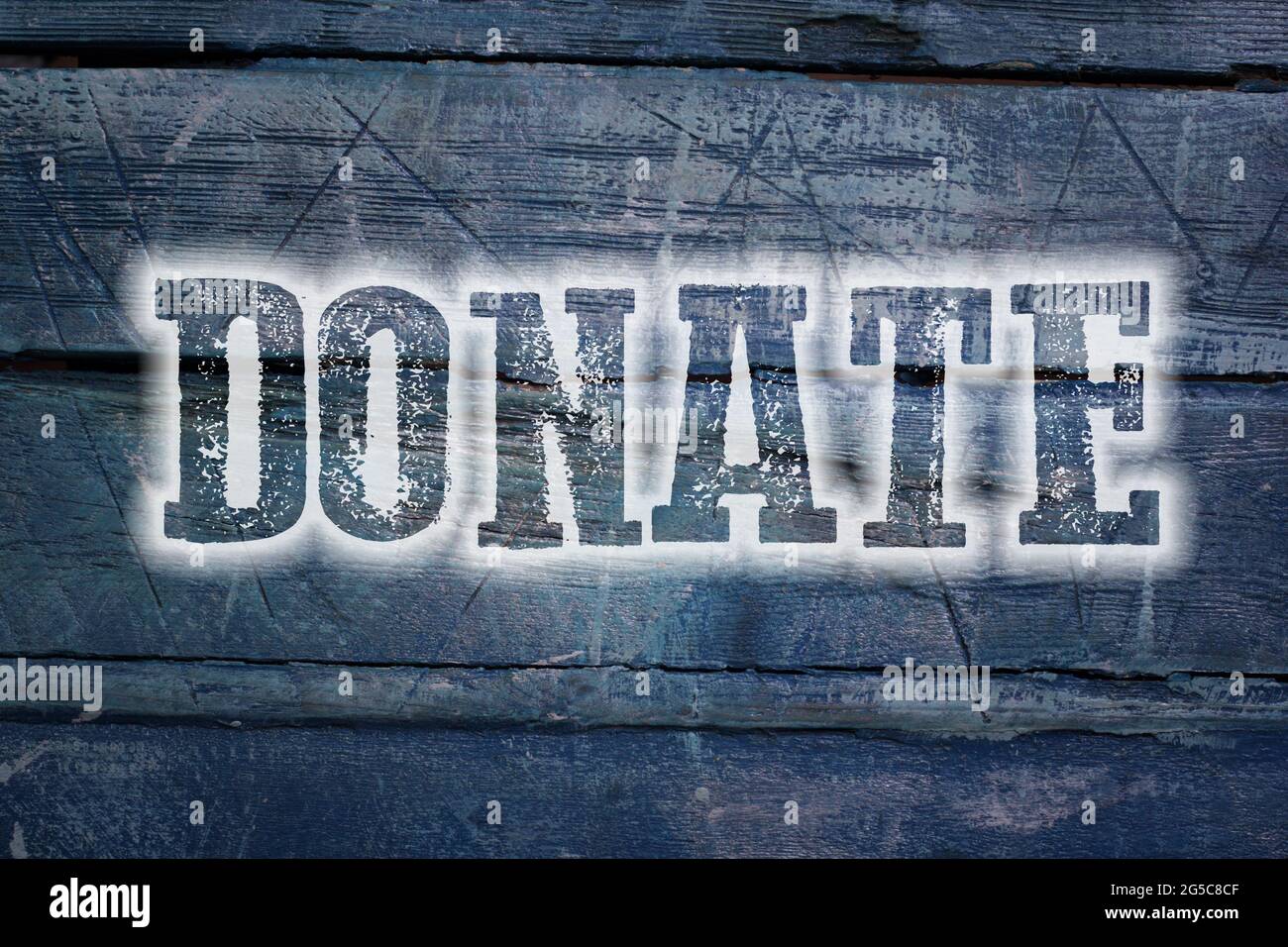 Donate Concept text on background Stock Photo - Alamy