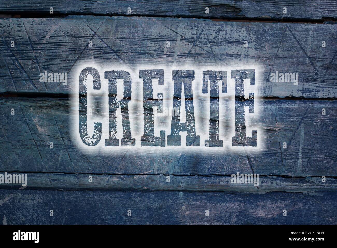 Create Concept text on background Stock Photo - Alamy