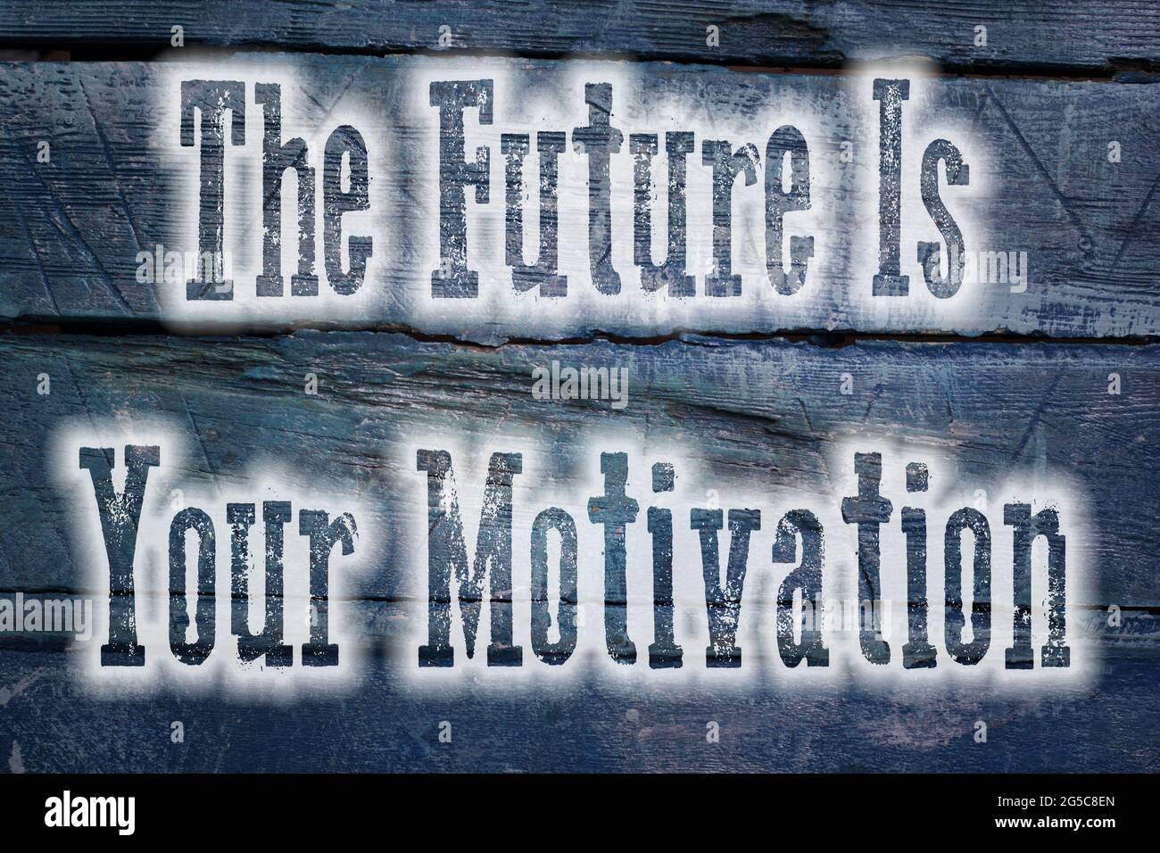 The Future Is Your Motivation Concept text on background Stock Photo ...
