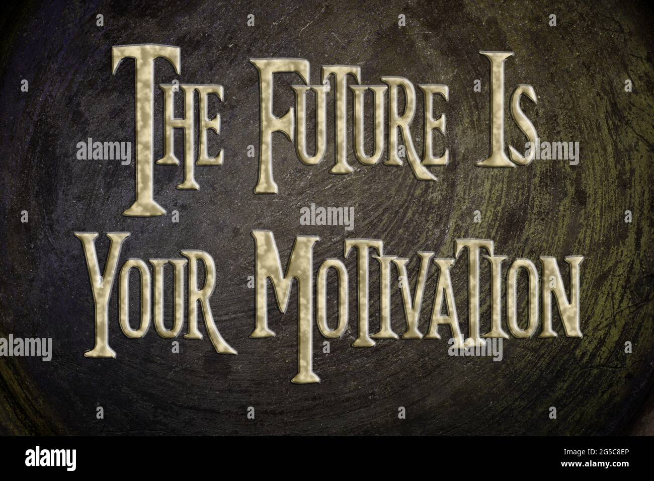 The Future Is Your Motivation Concept text on background Stock Photo ...