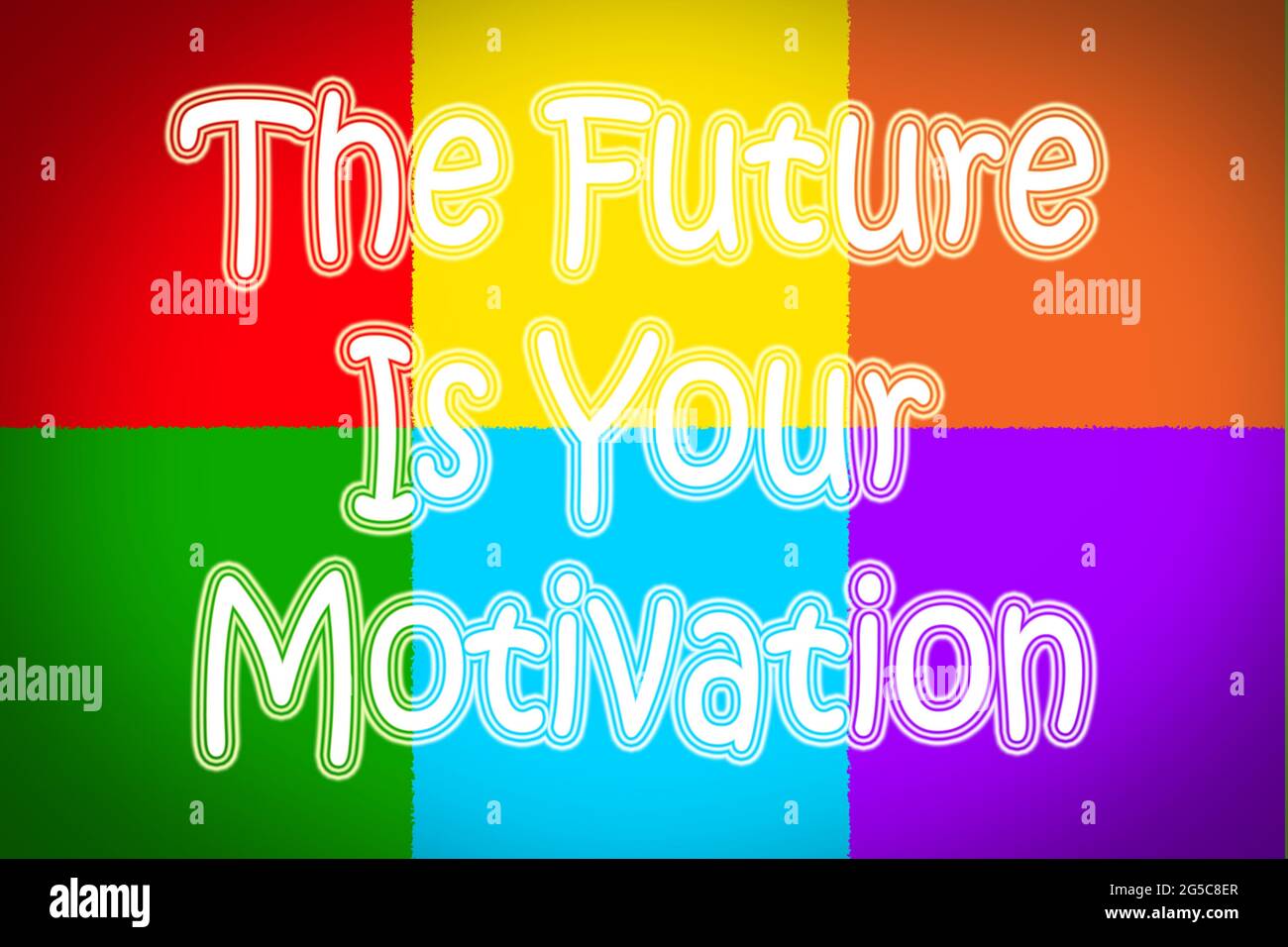 The Future Is Your Motivation Concept text on background Stock Photo ...