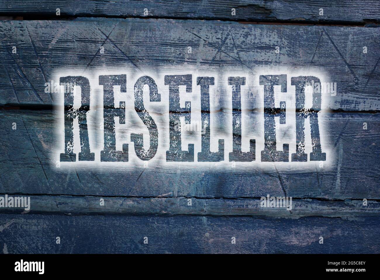 Reseller Concept text on background Stock Photo - Alamy