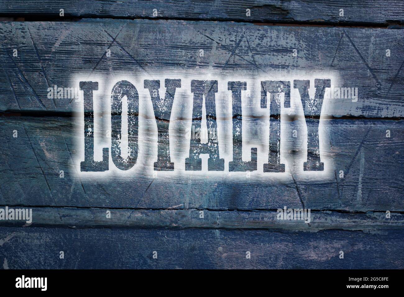 Loyalty Concept text on background Stock Photo - Alamy