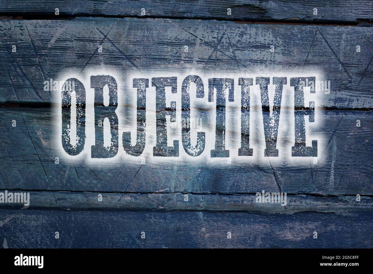 Objective Concept text on background Stock Photo - Alamy