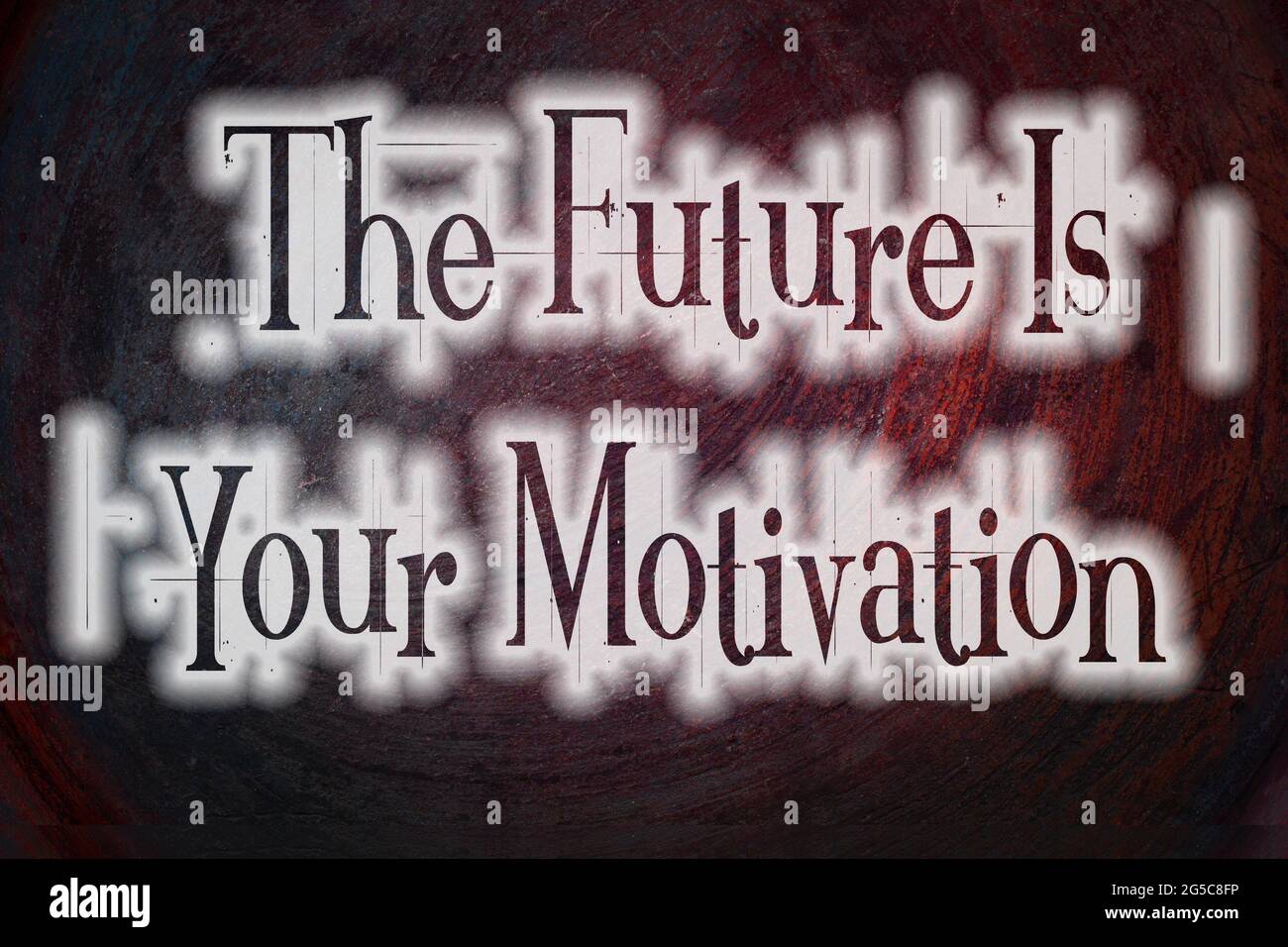 The Future Is Your Motivation Concept text on background Stock Photo ...