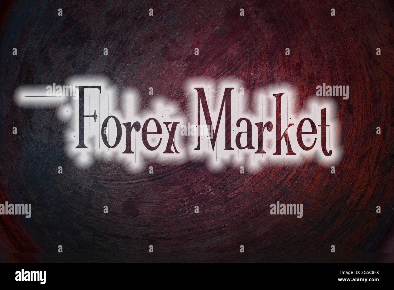 Forex Market Concept text on background Stock Photo - Alamy