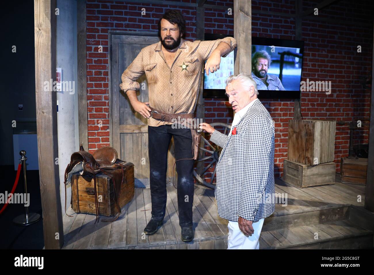 Rainer Brandt beim Pre-Opening vom Bud Spencer-Museum im Palazzo Italia ...
