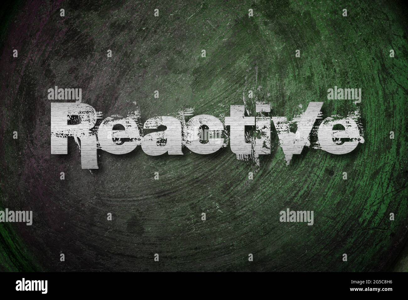 Reactive Concept text on background Stock Photo - Alamy