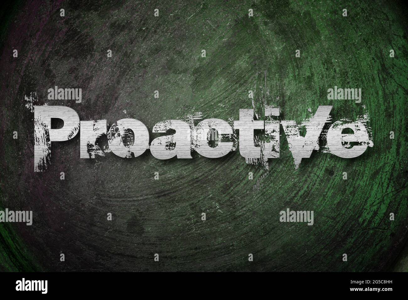 Proactive Concept text on background Stock Photo - Alamy