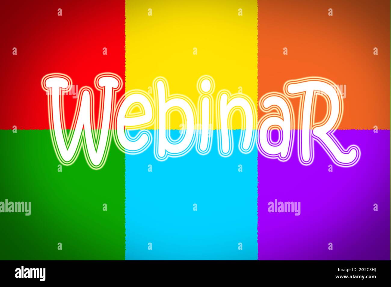 Webinar concept text on hi-res stock photography and images - Alamy